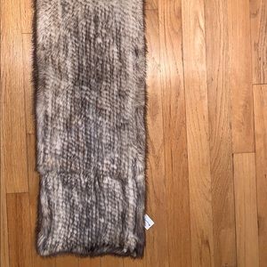 Theory | Accessories | Luxurious Real Mink Knitted Fur Infinity Scarf ...